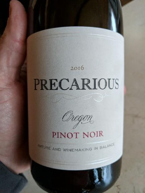 2017 Precarious Cellars Pinot Noir, USA, Oregon - CellarTracker