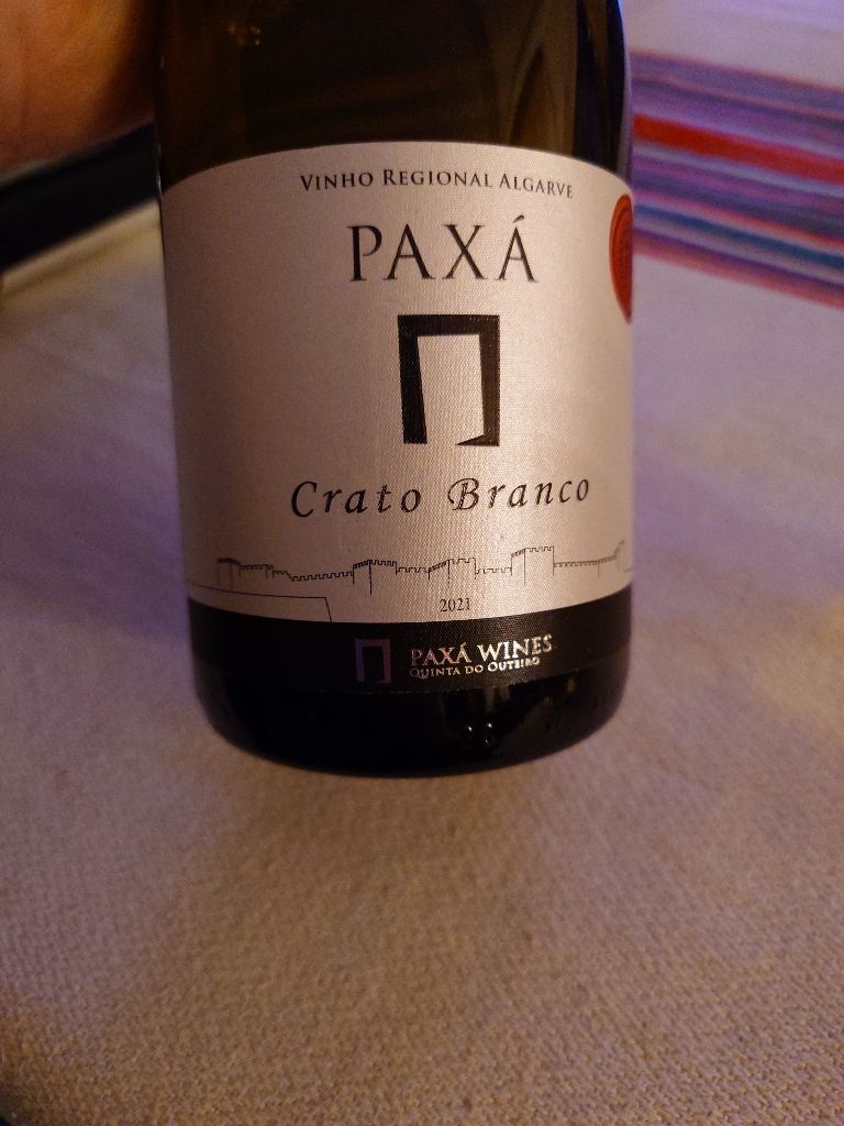 2021 Quinta do Outeiro Crato Branco Paxá, Portugal, Algarve, Vinho ...