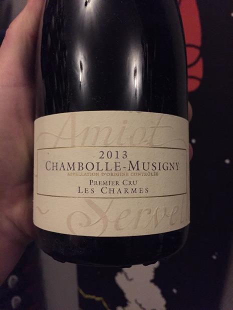 2013 Domaine Amiot-Servelle Chambolle-Musigny 1er Cru Les Charmes ...