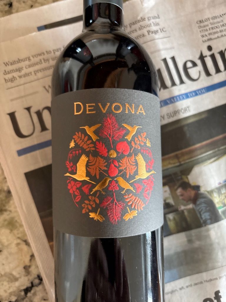 2020 Devona Cabernet Sauvignon Bacchus Vineyard, USA, Washington ...