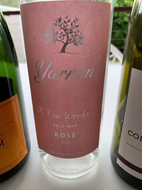 2021 Yarran Wines A Few Words... Pale Dry Rosé, Australia, New South ...