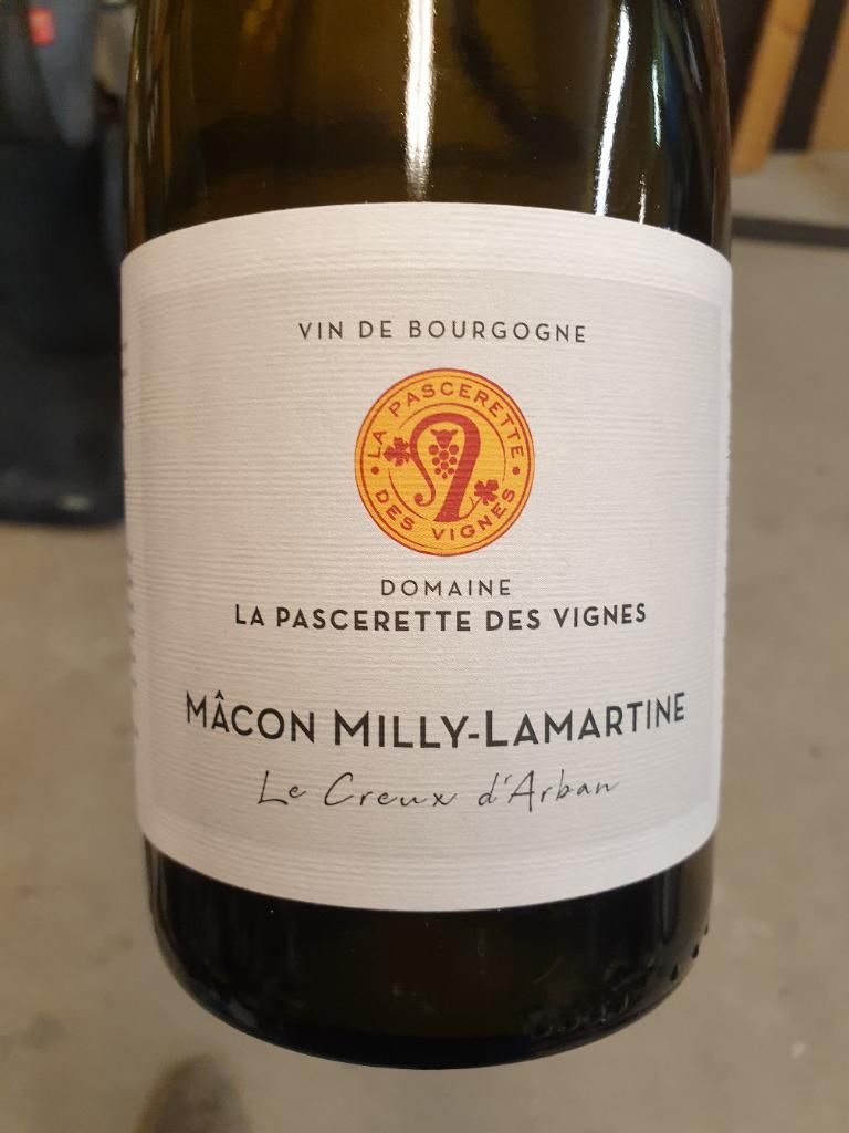 2022 Domaine La Pascerette des Vignes Mâcon-Milly-Lamartine, France ...