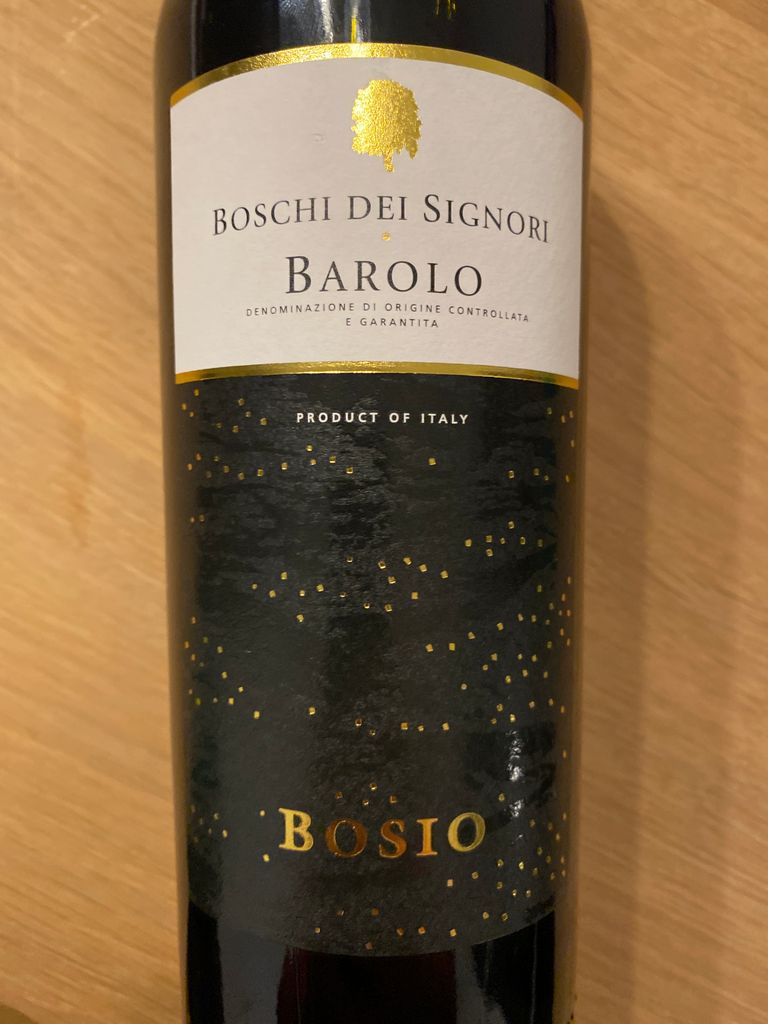 2017 Bosio Barolo Boschi dei Signori, Italy, Piedmont, Langhe, Barolo ...