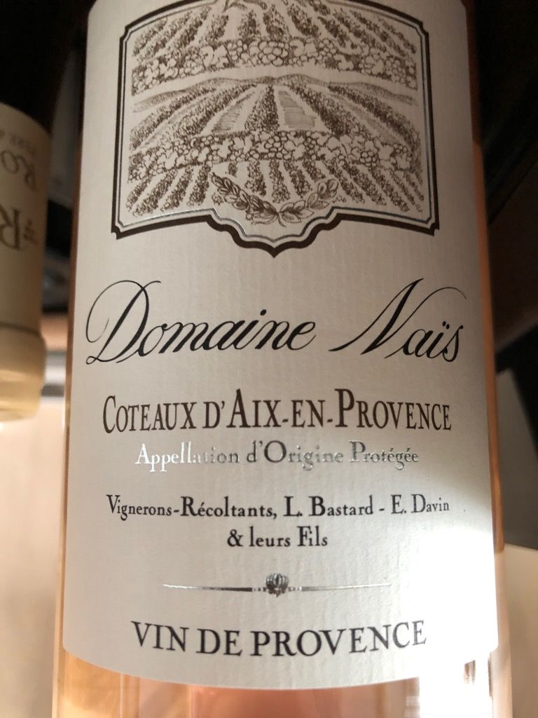 2021 Domaine Naïs Coteaux d'Aix-en-Provence symphonie de Naïs, France ...
