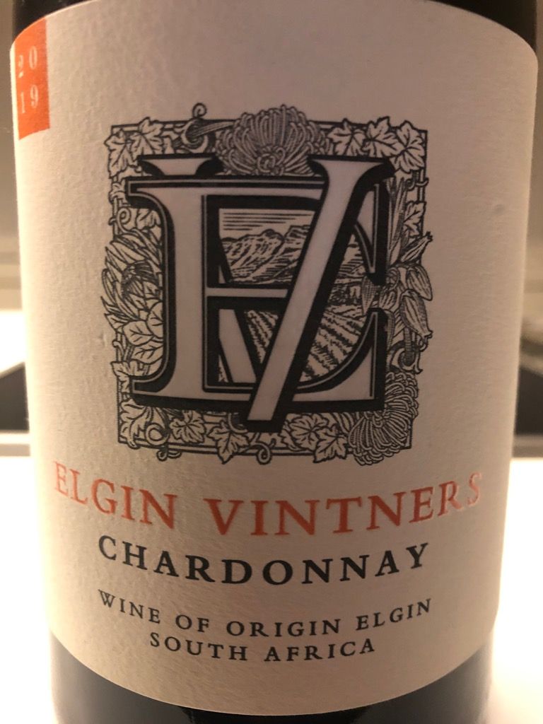 2018 Elgin Vintners Chardonnay, South Africa, Cape South Coast, Elgin ...
