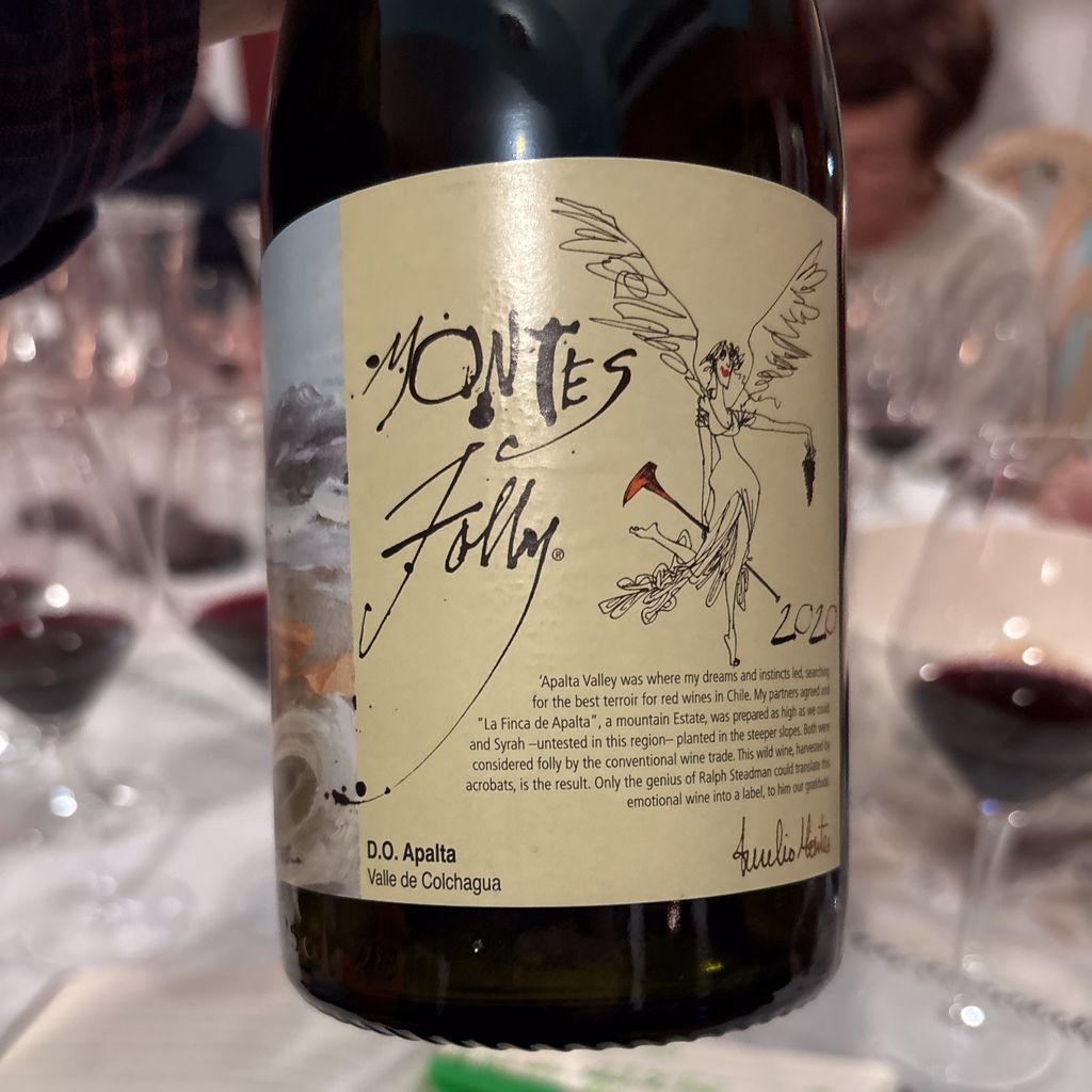 2020 Montes Syrah Folly La Finca de Apalta, Chile, Rapel Valley ...