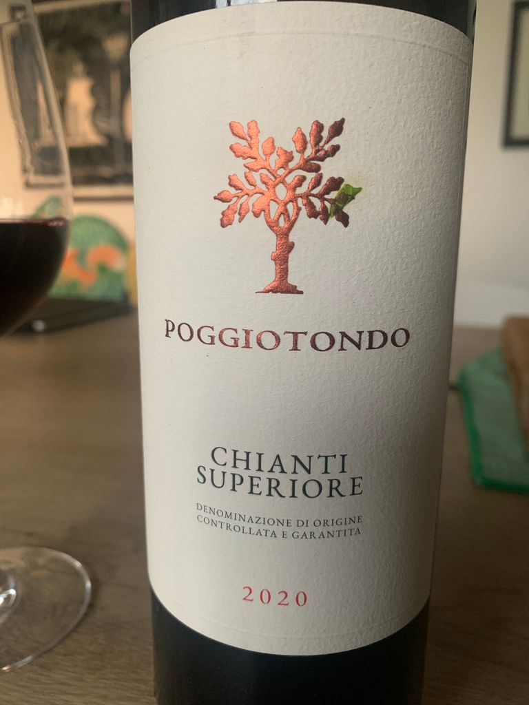 2019 Poggiotondo Chianti Superiore, Italy, Tuscany, Chianti, Chianti ...