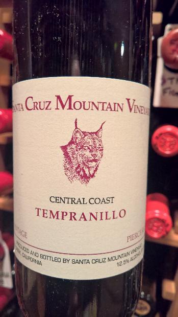 2007 Santa Cruz Mountain Vineyard Tempranillo Pierce Ranch, USA ...