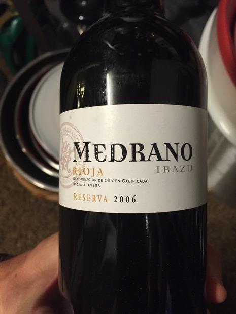 2006 Bodegas L. Medrano-Irazu Rioja Reserva, Spain, La Rioja, Rioja ...