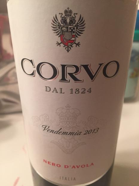 2013 Corvo Nero d'Avola, Italy, Sicily, Sicilia - CellarTracker