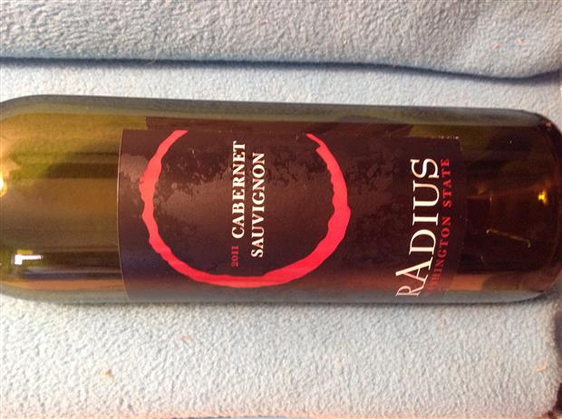 2011 Radius Cabernet Sauvignon, USA, Washington, Columbia Valley, Walla ...