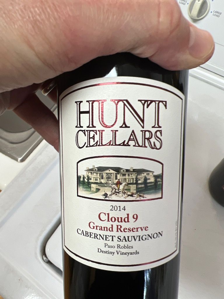2014 Hunt Cellars Cabernet Sauvignon Cloud 9 Destiny Vineyards, USA ...