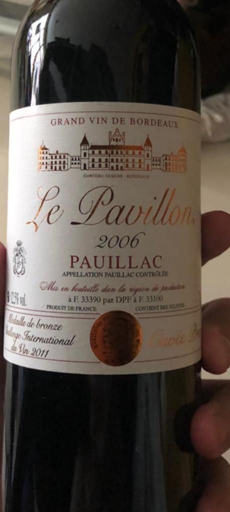 2016 Le Pavillon, France, Bordeaux, Médoc, Pauillac - CellarTracker