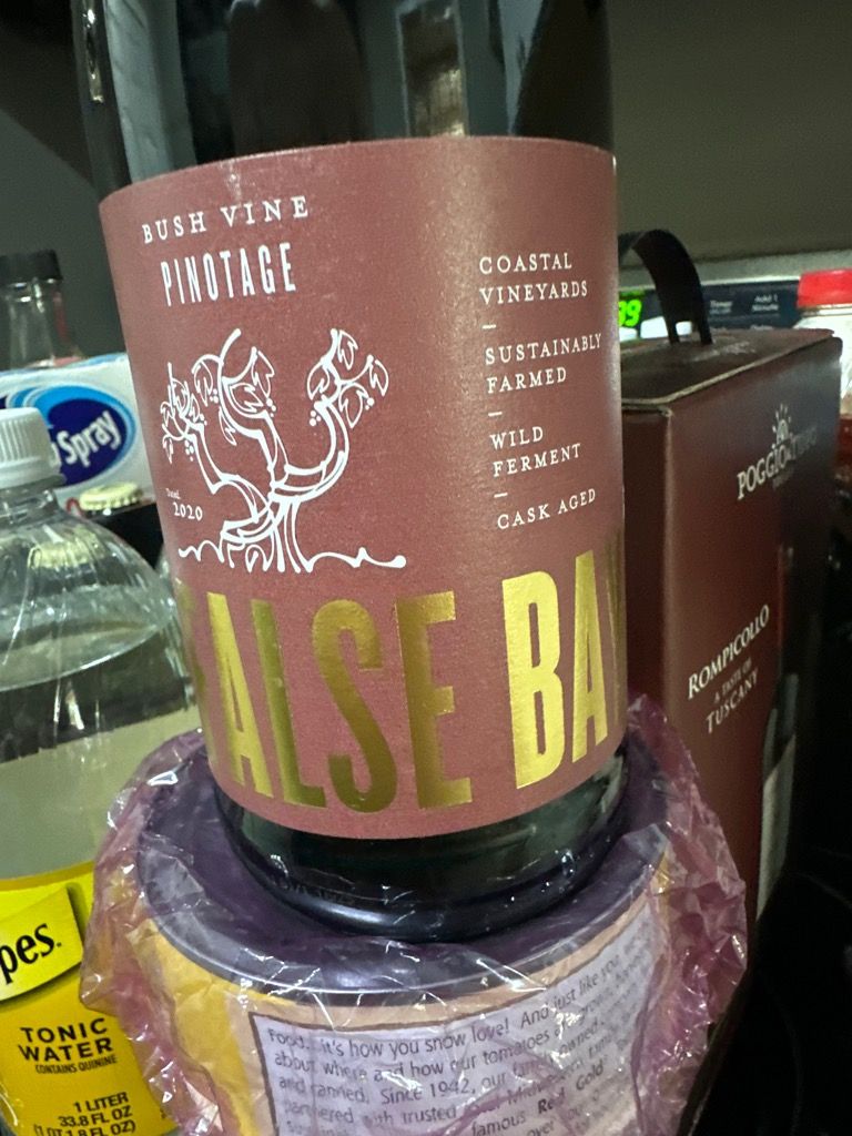 2020 False Bay Pinotage Bush Vine, South Africa, Coastal Region ...