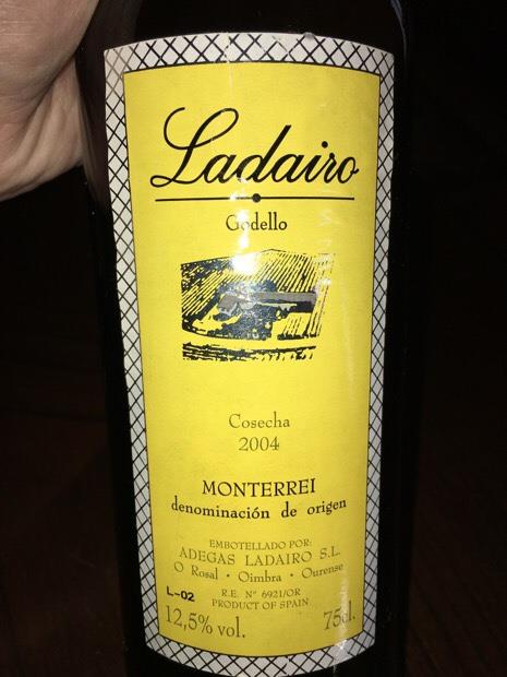 2004 Ladairo Godello Monterrei, Spain, Galicia, Monterrei - CellarTracker