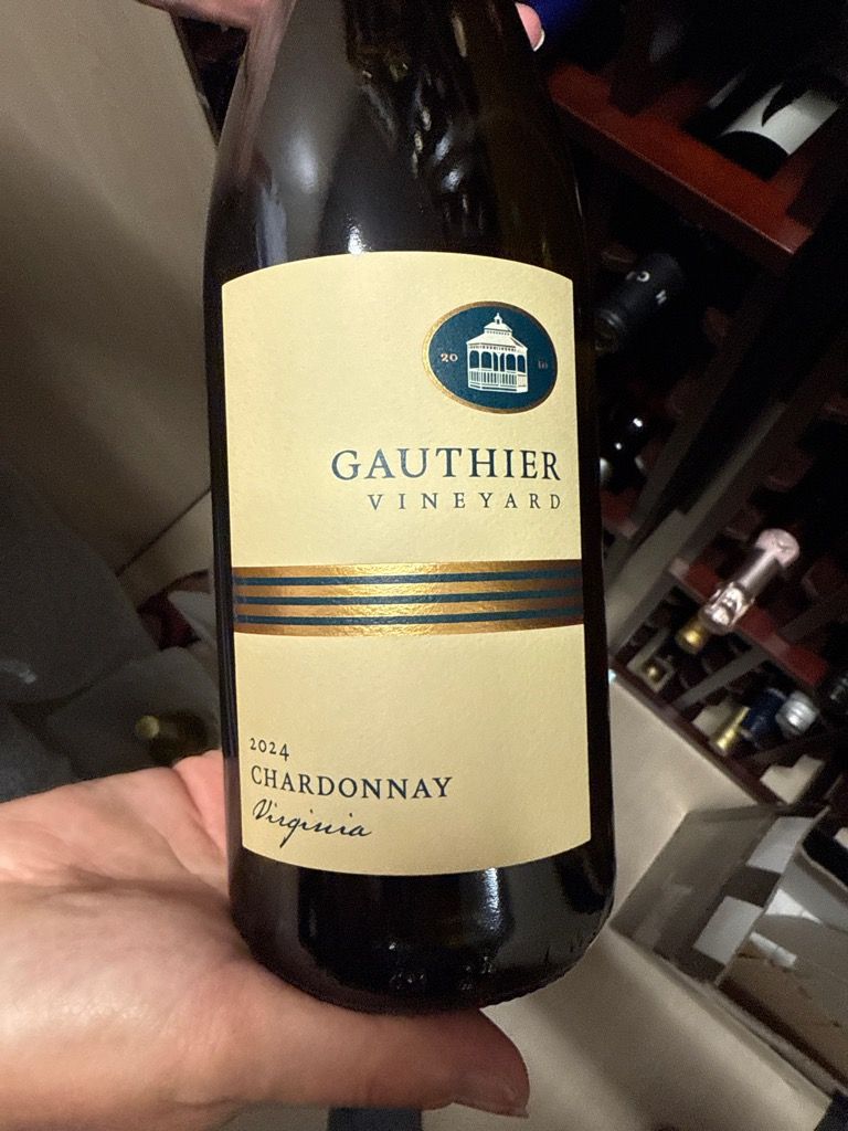 2024 Gauthier Vineyard Chardonnay, USA, Virginia - CellarTracker