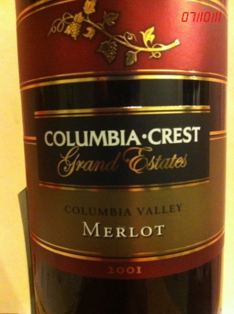 2001 Columbia Crest Merlot Grand Estates, USA, Washington, Columbia ...