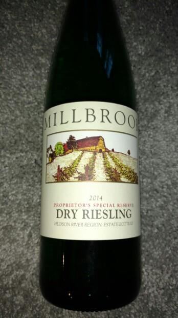 2013 Millbrook Riesling Proprietor's Special Reserve Dry Riesling, USA ...