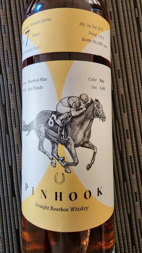 NV Pinhook Distilling 7 Year Old Bourbon War Vertical Series "Ornellas ...