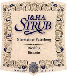 2002 J & HA Strub Niersteiner Paterberg Riesling Eiswein, Germany ...