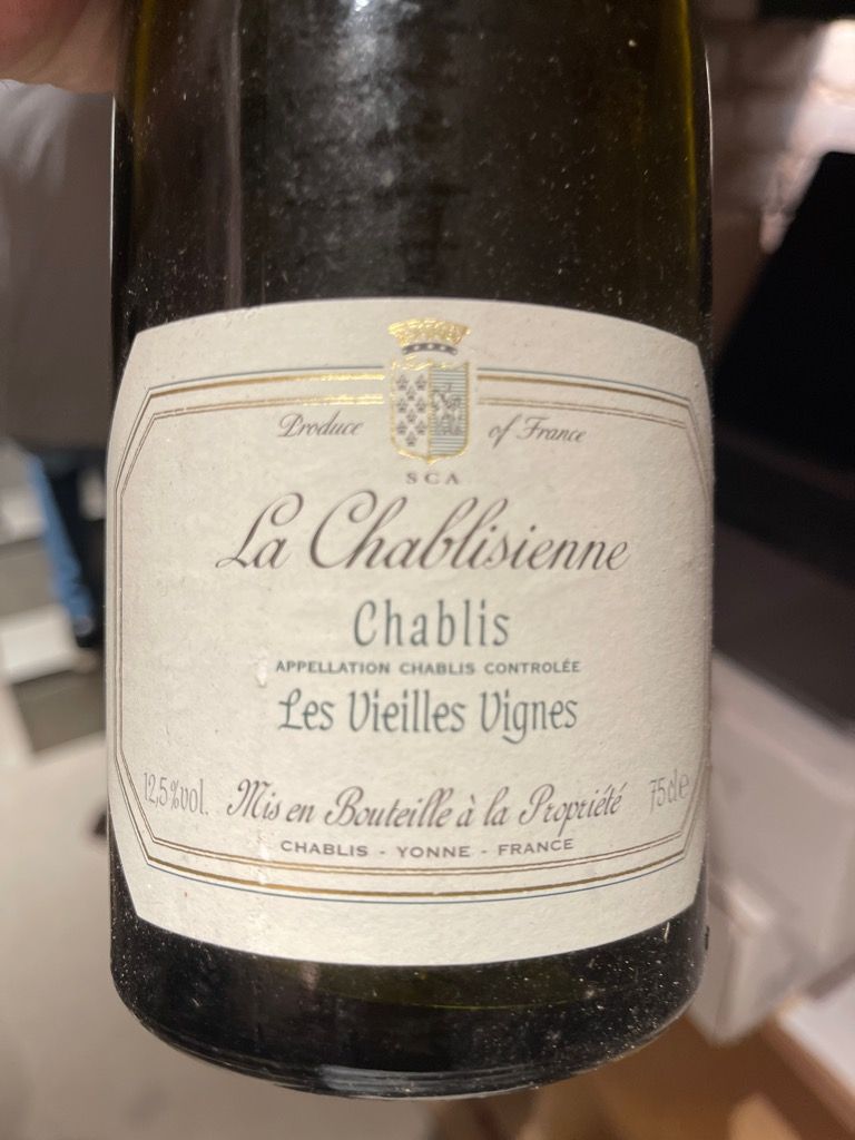 2000 La Chablisienne Chablis Les Vieilles Vignes, France, Burgundy ...