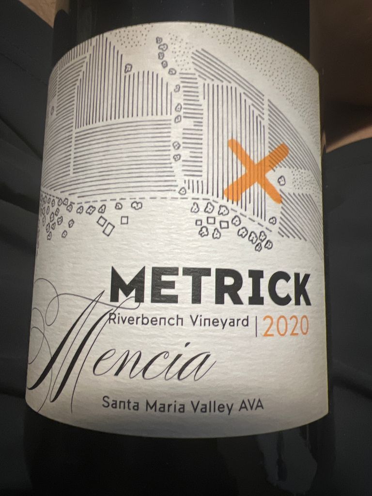 2020 Metrick Mencía Riverbench Vineyard, USA, California, Central Coast ...
