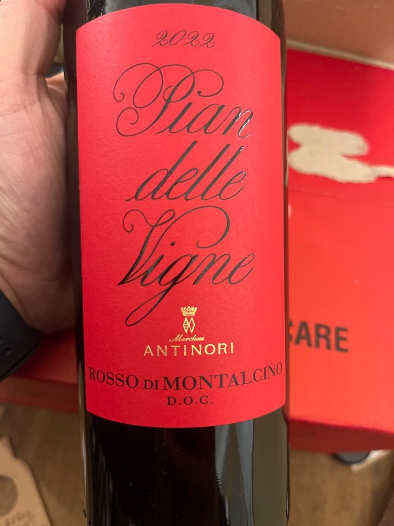 2022 Pian Delle Vigne (Antinori) Rosso di Montalcino, Italy, Tuscany ...