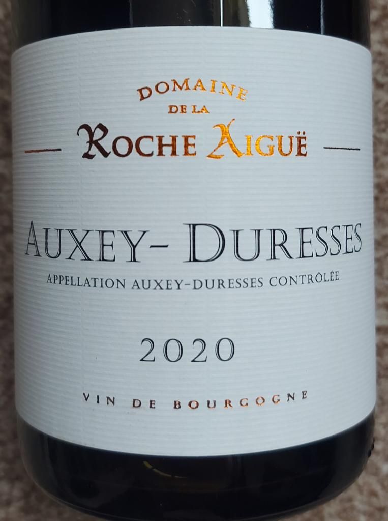 2021 Domaine de la Roche Aigué Auxey-Duresses Rouge, France, Burgundy ...