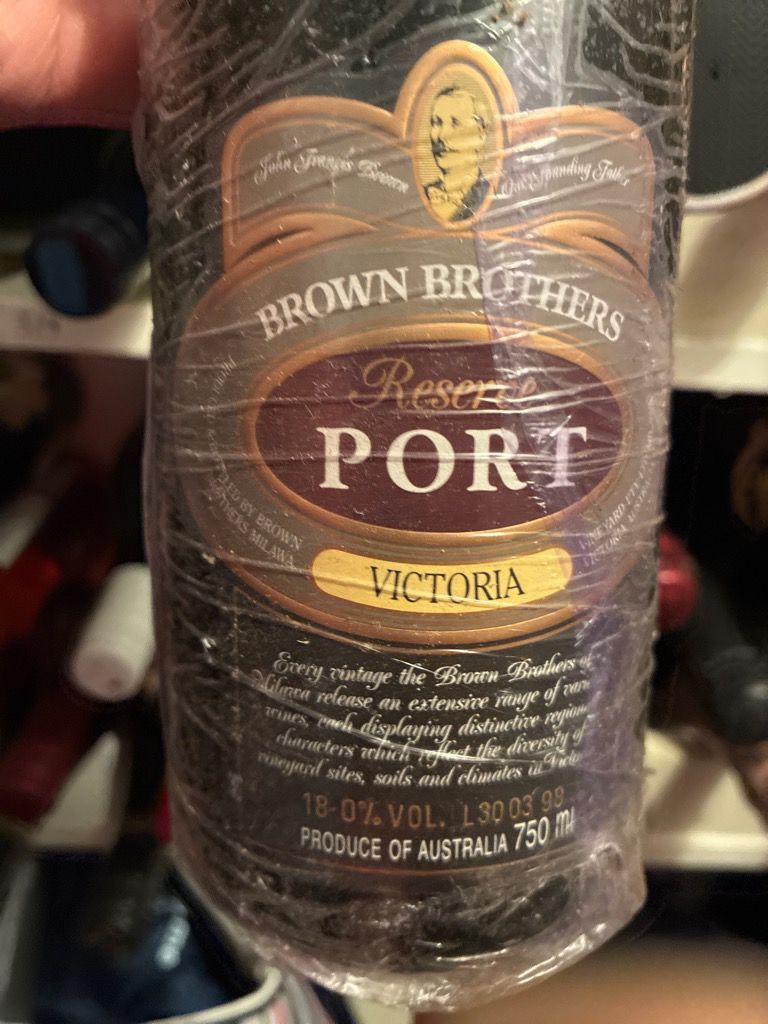 NV Brown Brothers Reserve Port Milawa Vineyard, Australia, Victoria ...