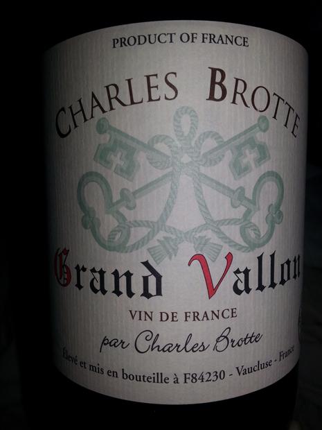 2011 Charles Brotte Grand Vallon, France, Vin de France - CellarTracker