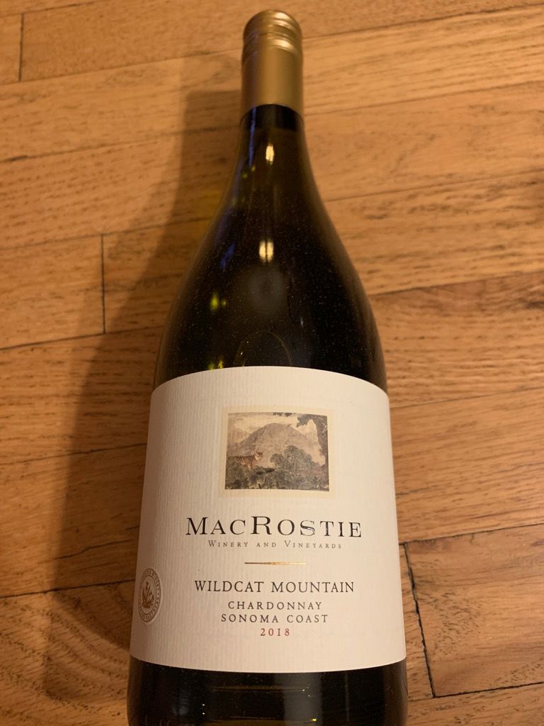 2018 MacRostie Chardonnay Kent Ritchie Vineyard, USA, California ...