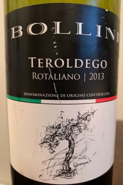 2013 Bollini Teroldego Teroldego Rotaliano, Italy, Trentino-Alto Adige ...