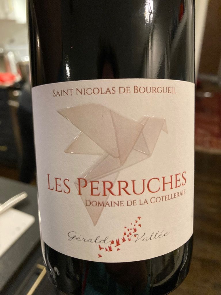2019 Domaine de la Cotelleraie Saint-Nicolas-de-Bourgueil Les Perruches ...