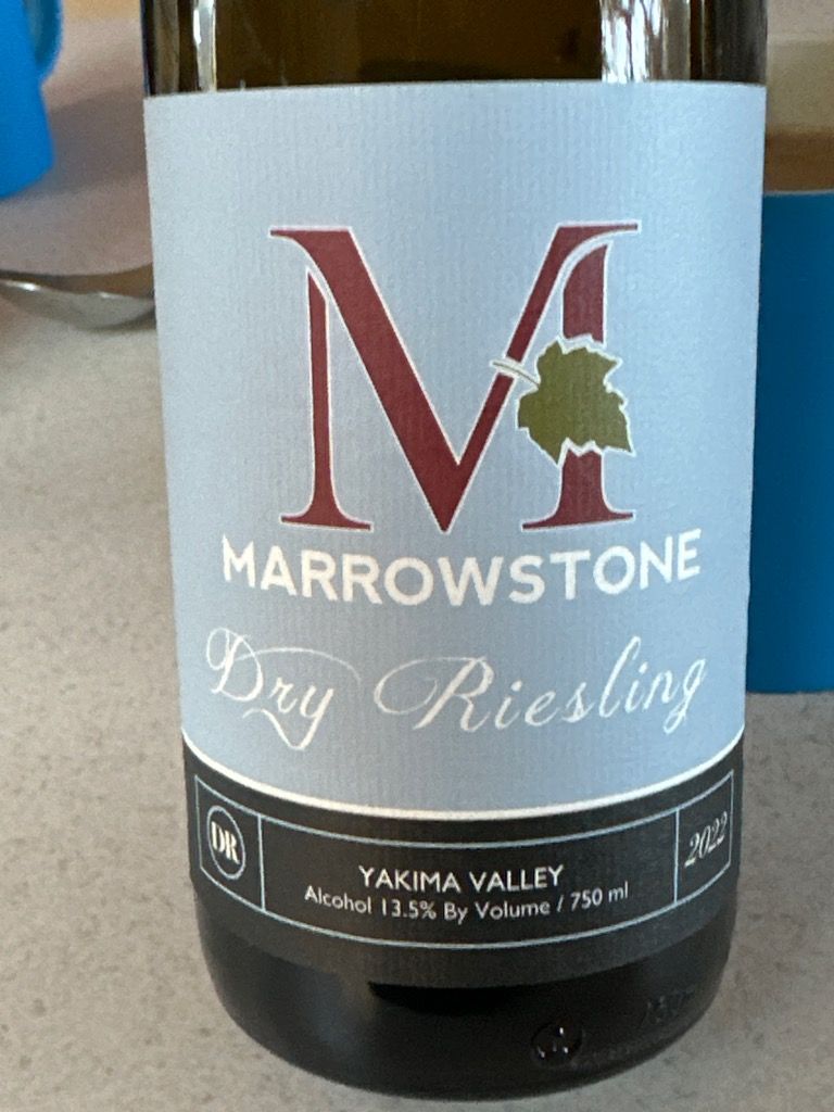 2022 Marrowstone Vineyards Riesling, USA, Washington, Columbia Valley ...