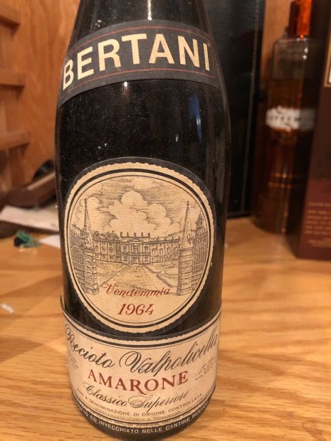1964 Bertani Recioto della Valpolicella Classico Superiore Amarone ...