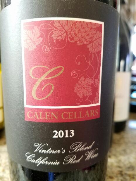 2012 Calen Cellars Red Wine, USA, California - CellarTracker