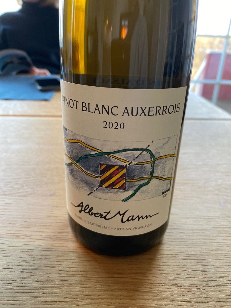 2020 Albert Mann Pinot Blanc Auxerrois, France, Alsace - CellarTracker