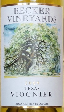 2009 Becker Vineyards Viognier, USA, Texas - CellarTracker