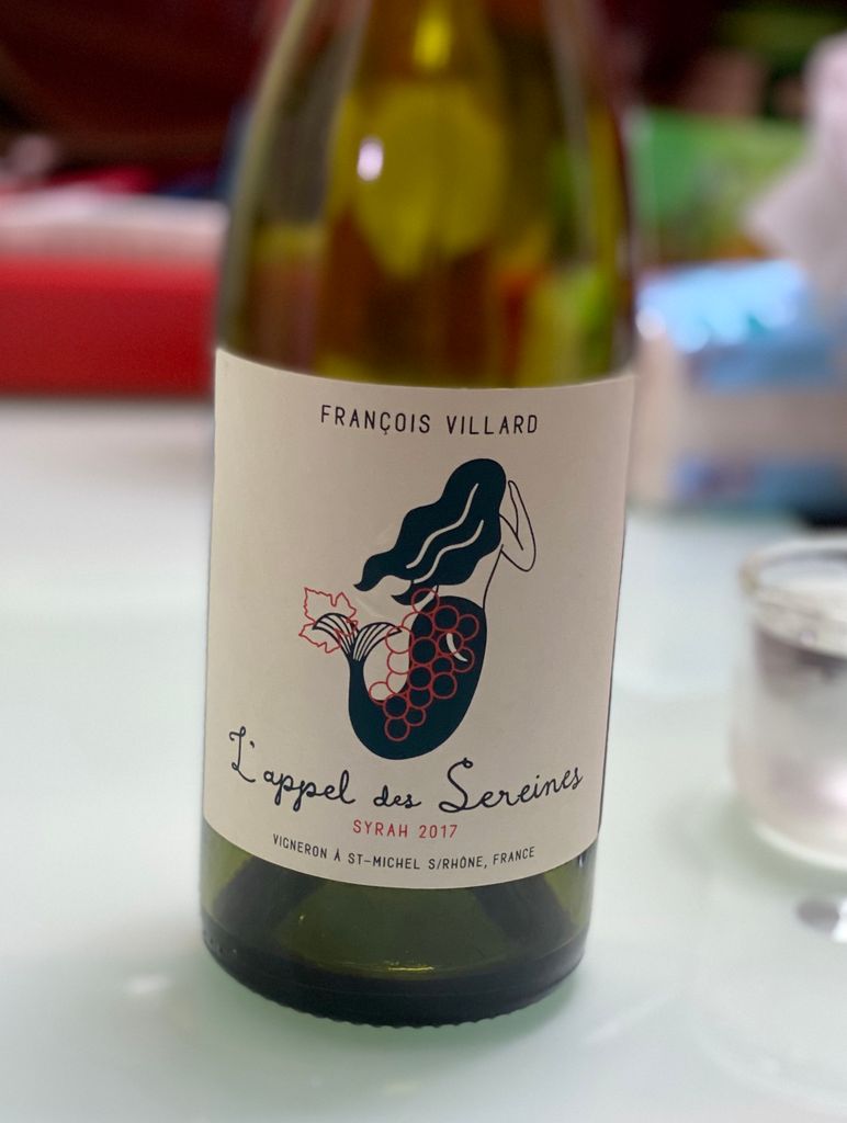 2017 François Villard Syrah L'Appel des Sereines, France, Rhône ...
