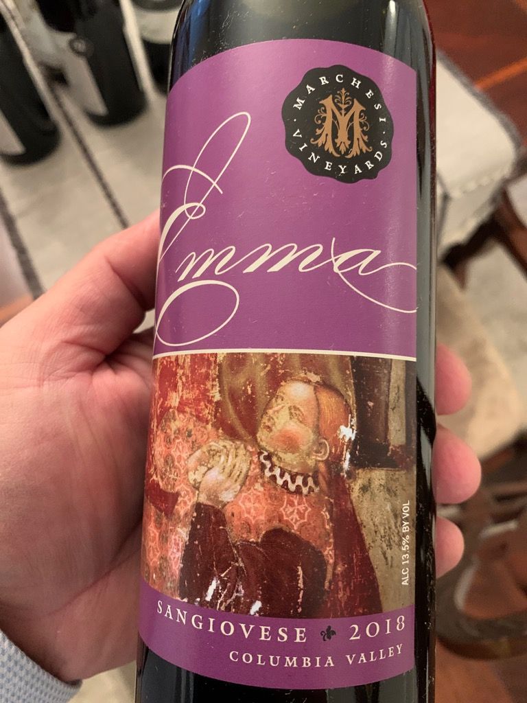 2018 Marchesi Vineyards Sangiovese Emma, USA, Washington, Columbia ...