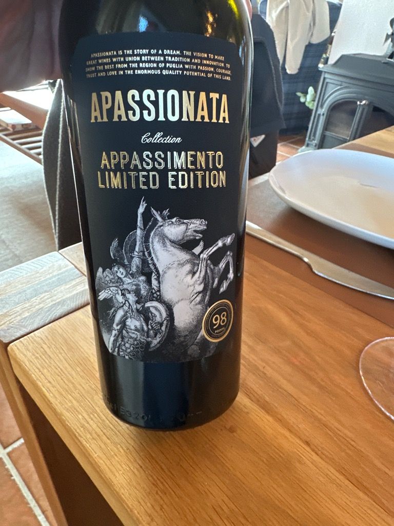 2023 Apassionata Appassimento Limited Edition, Italy, Puglia, Puglia ...