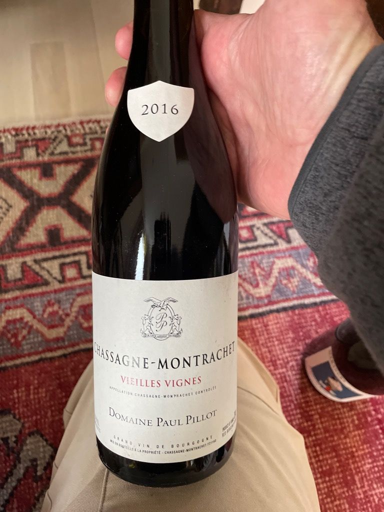 2016 Paul Pillot Chassagne-Montrachet Rouge Vieilles Vignes, France ...