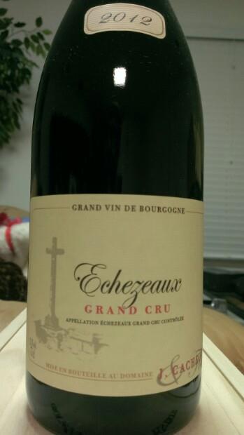 2012 Jacques Cacheux & Fils Echezeaux, France, Burgundy, Côte de Nuits ...