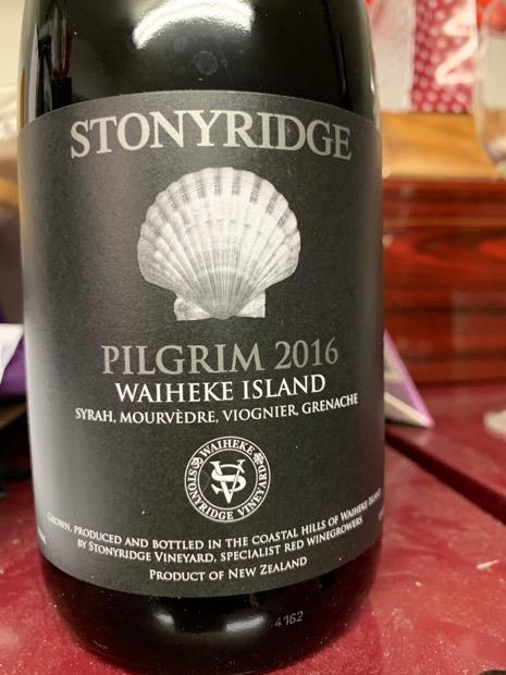2016 Stonyridge Vineyard Pilgrim, New Zealand, North Island, Auckland ...