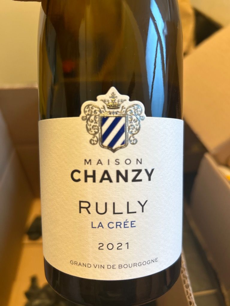 2020 Maison Chanzy Rully La Crée, France, Burgundy, Côte Chalonnaise ...