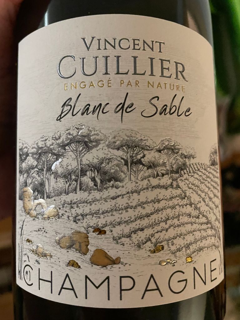NV Vincent Cuillier Champagne Blanc de Sable Brut Nature, France, Champagne - CellarTracker