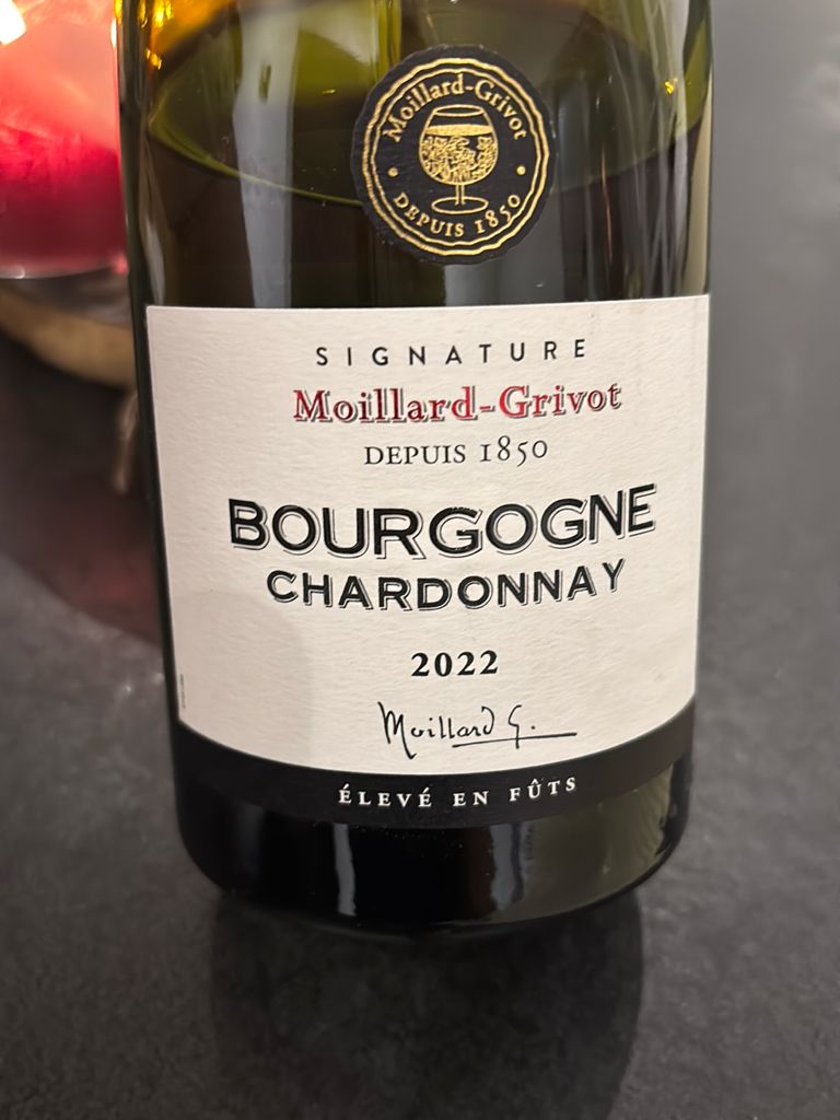 2022 Moillard-Grivot Chardonnay Bourgogne Signature, France, Burgundy ...