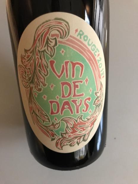 2018 Day Wines Vin de Days Rouge, USA, Oregon, Willamette Valley ...