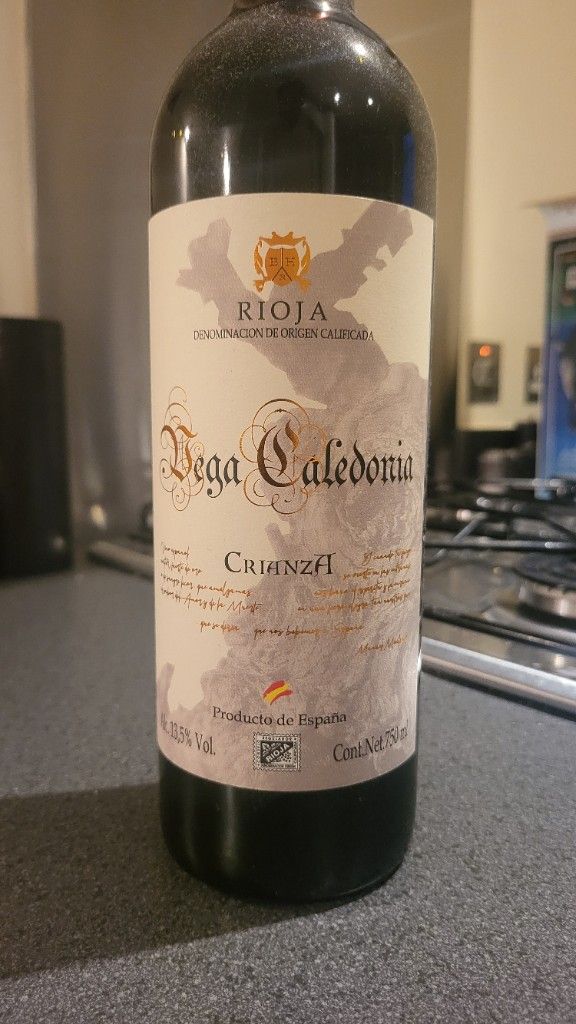 2016 Vega Caledonia Rioja Crianza, Spain, La Rioja, Rioja - CellarTracker