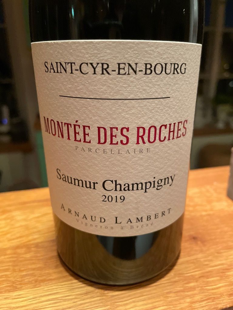 2020 Arnaud Lambert Saumur-Champigny La Montee des Roches, France ...